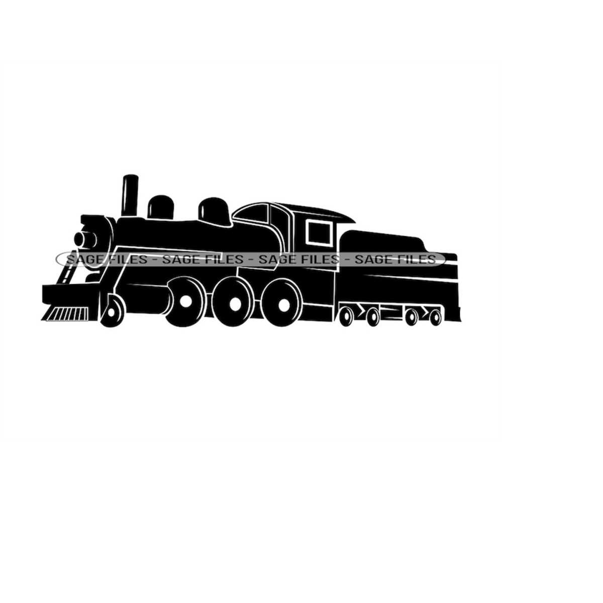 Train SVG, Steam Engine Svg, Locomotive Svg, Train Cut Files - Inspire ...