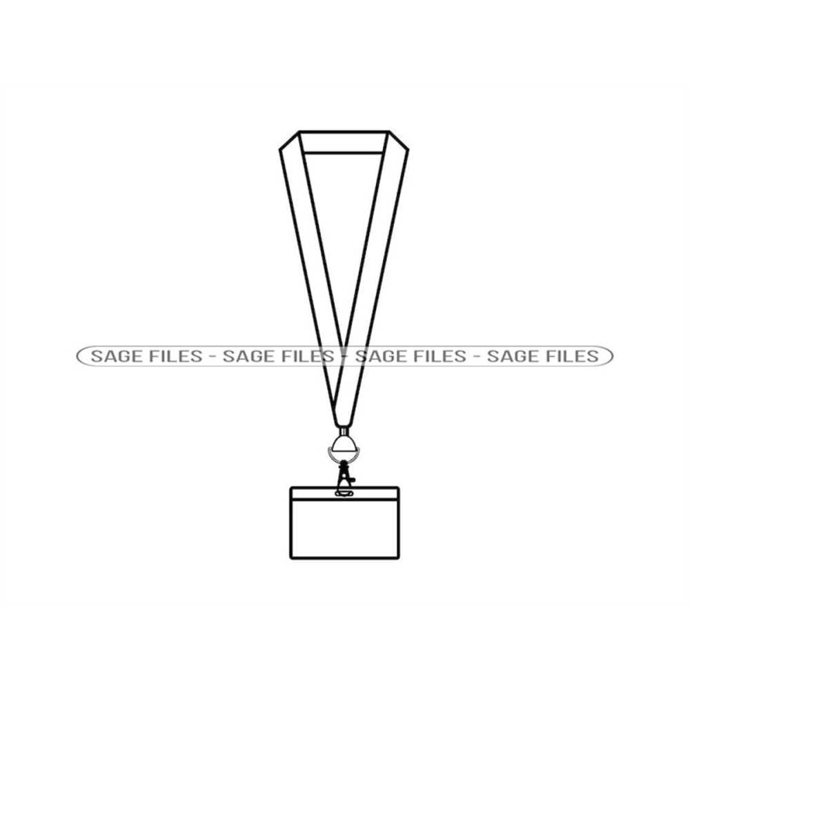 Lanyard 3 Svg, Lanyard Svg, ID Svg, Lanyard Clipart, Lanyard | Inspire ...