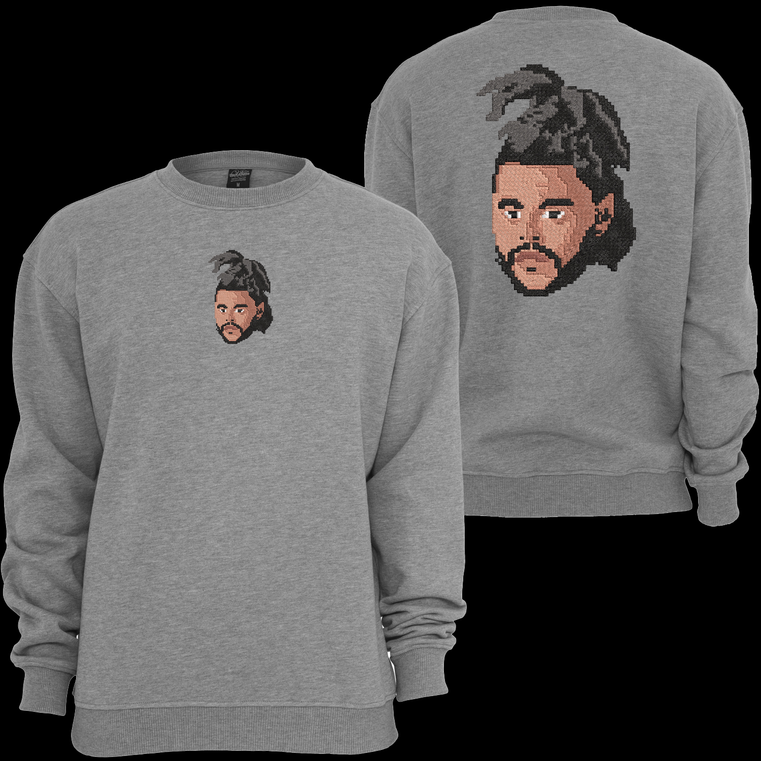 The Weeknd pixel | Digital Embroidery Files | .DST .EXP .HUS - Inspire ...