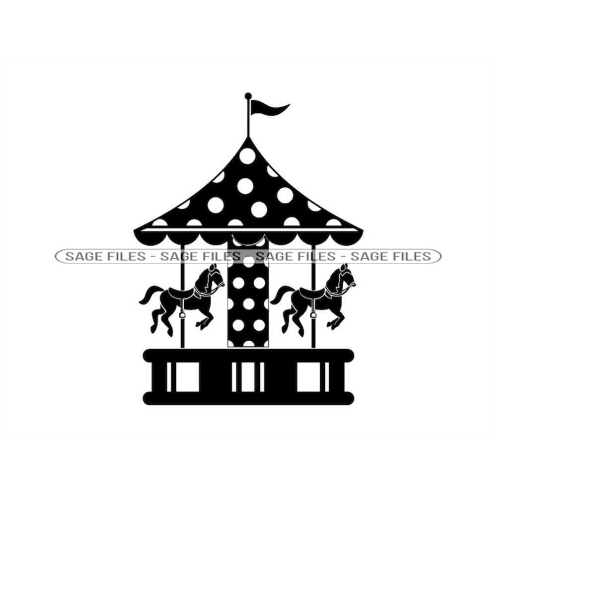 Carousel 2 SVG, Carousel SVG, Fair Svg, Carousel Clipart, Ca - Inspire ...