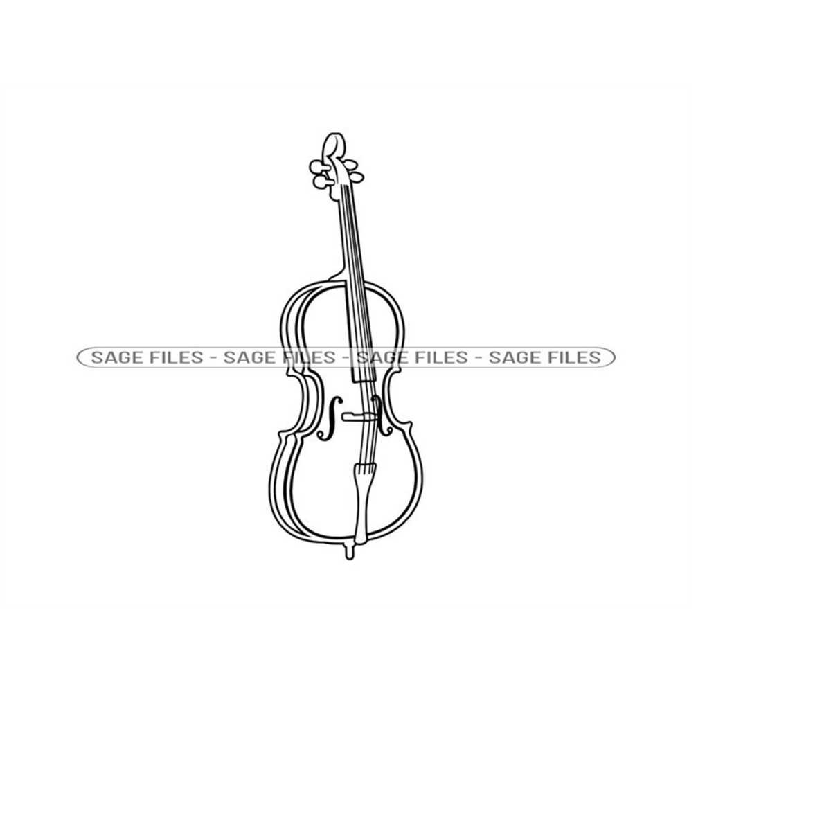 Cello SVG, Cello Clipart, Cello Files for Cricut, Cello Cut - Inspire ...