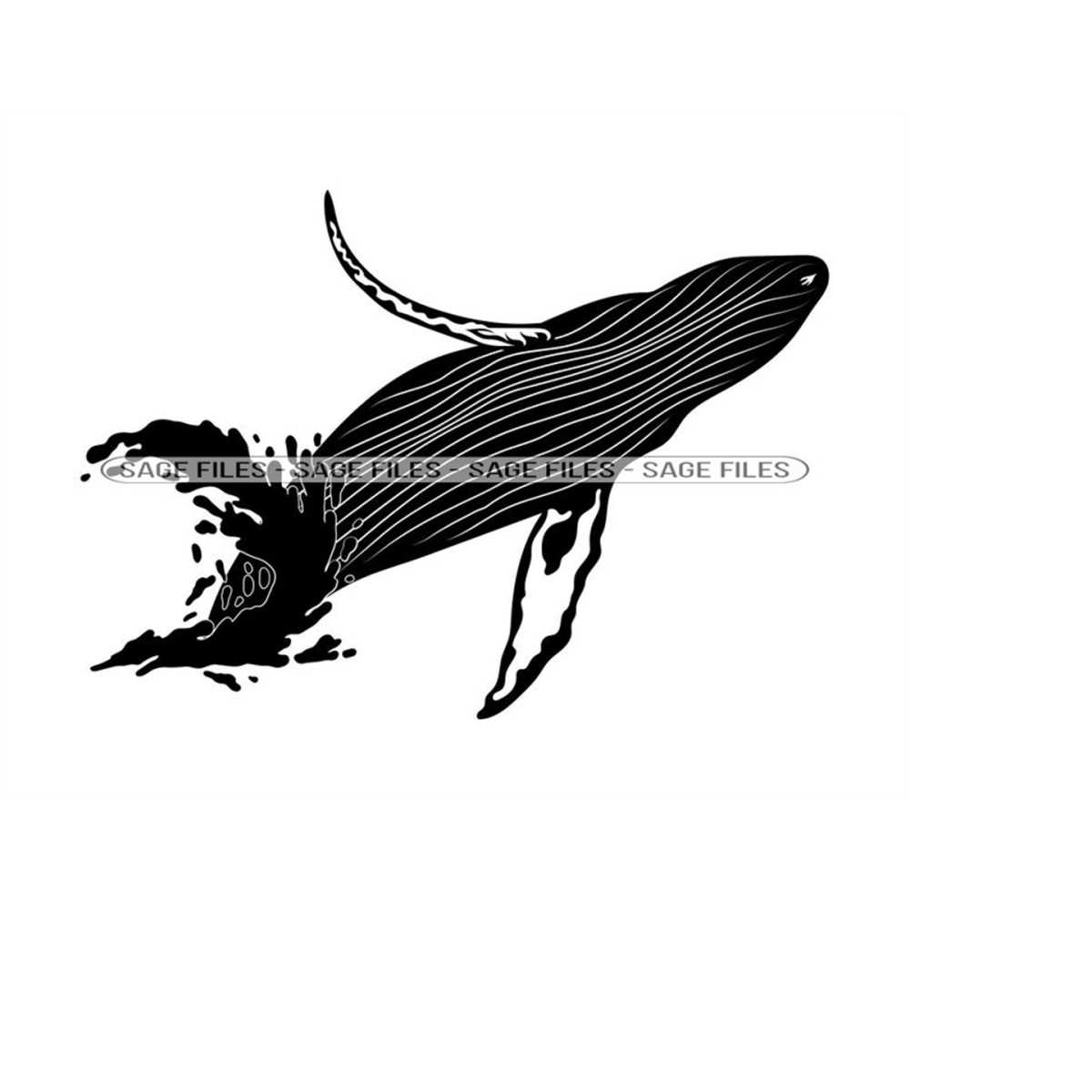 Humpback Whale 7 SVG, Humpback Whale SVG, Humpback Whale Cli - Inspire ...