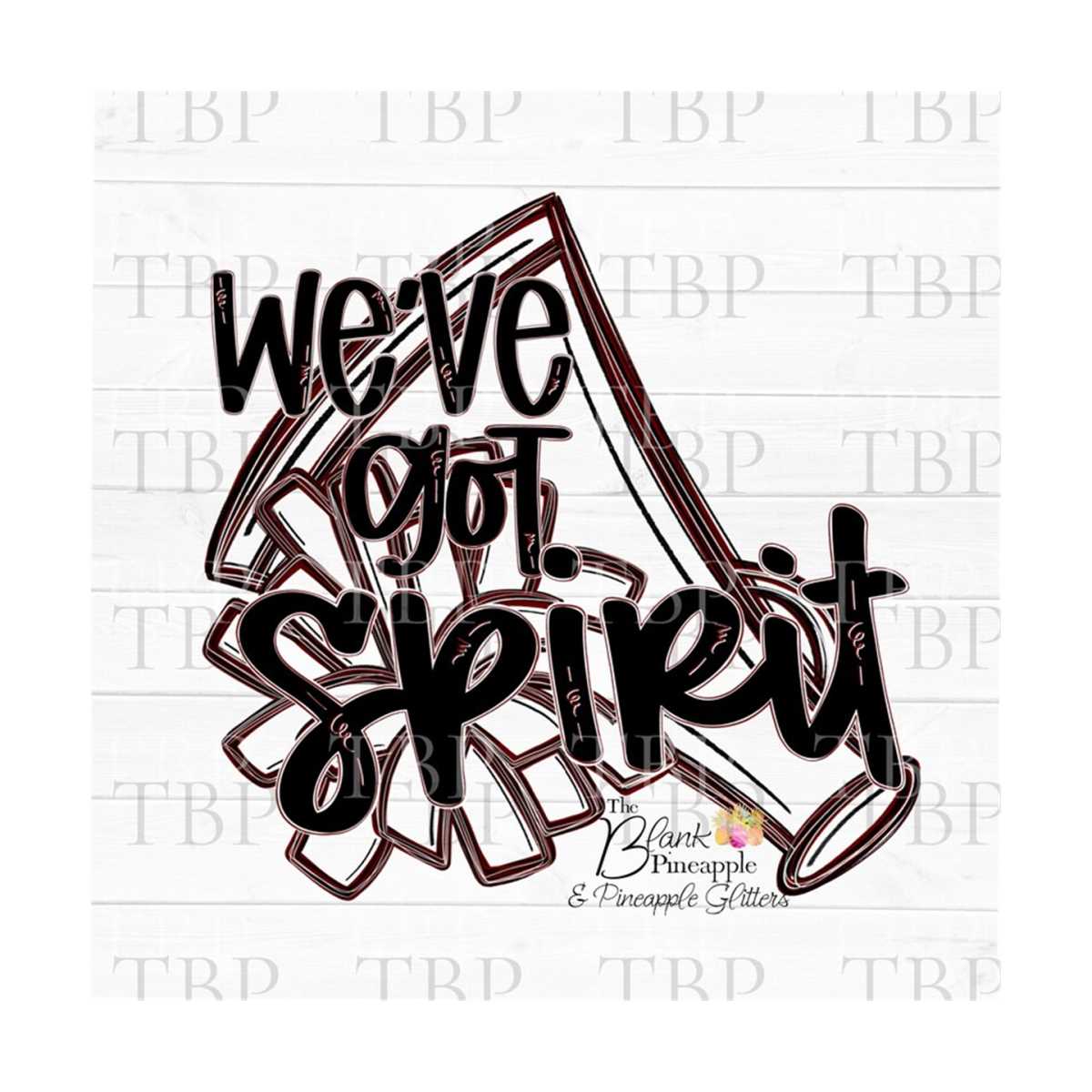 Cheer Design PNG, Cheerleading We've got Spirit Megaphone an | Inspire ...
