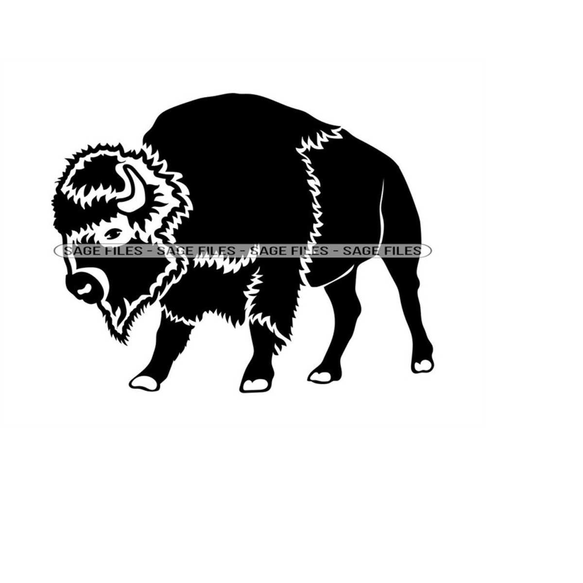 Bison 3 SVG, Bison Svg, Buffalo Svg, Bison Clipart, Bison Fi - Inspire ...