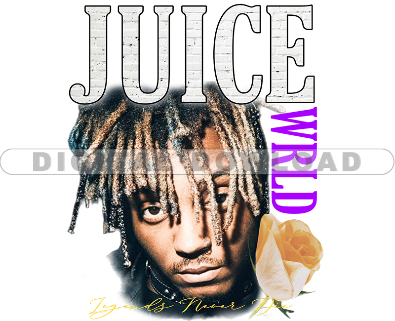 Juice WRLD Rapper, Juice WRLD Tshirt Design, File For Cricut | Inspire ...