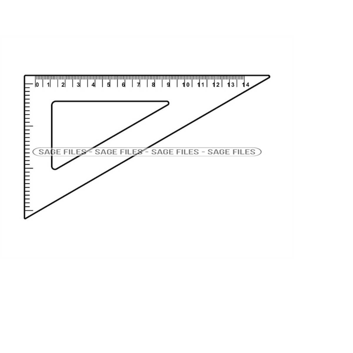 Ruler Outline SVG, Ruler Svg, Math Svg, Ruler Clipart, Ruler - Inspire ...