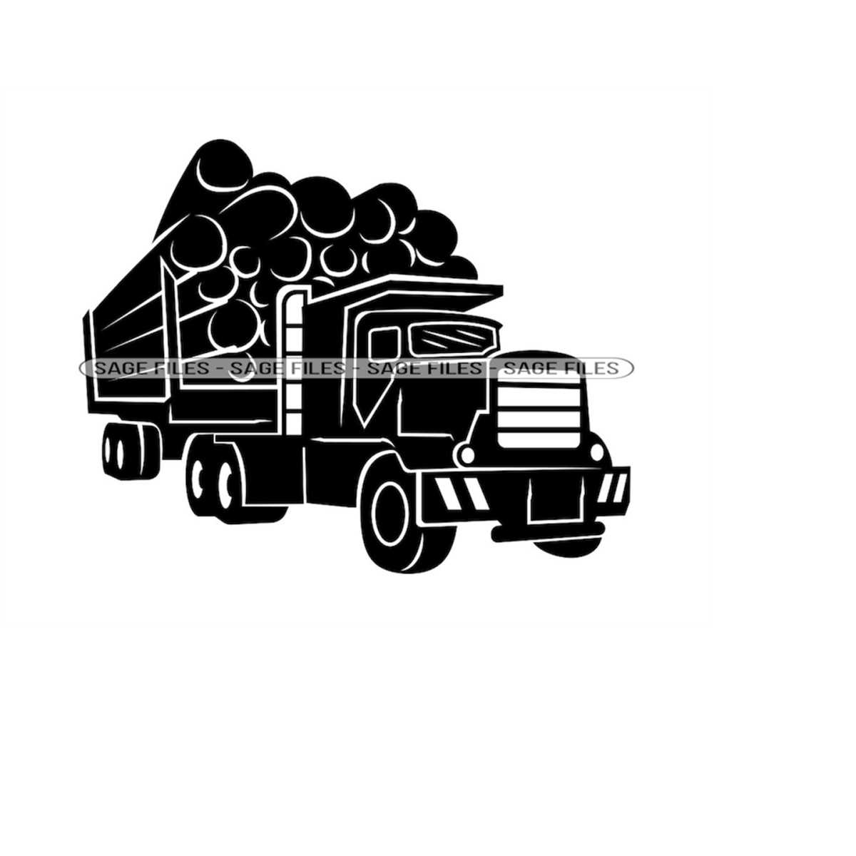 Logging Truck 7 SVG, Truck SVG, Trucking Svg, Logging Svg, T - Inspire ...