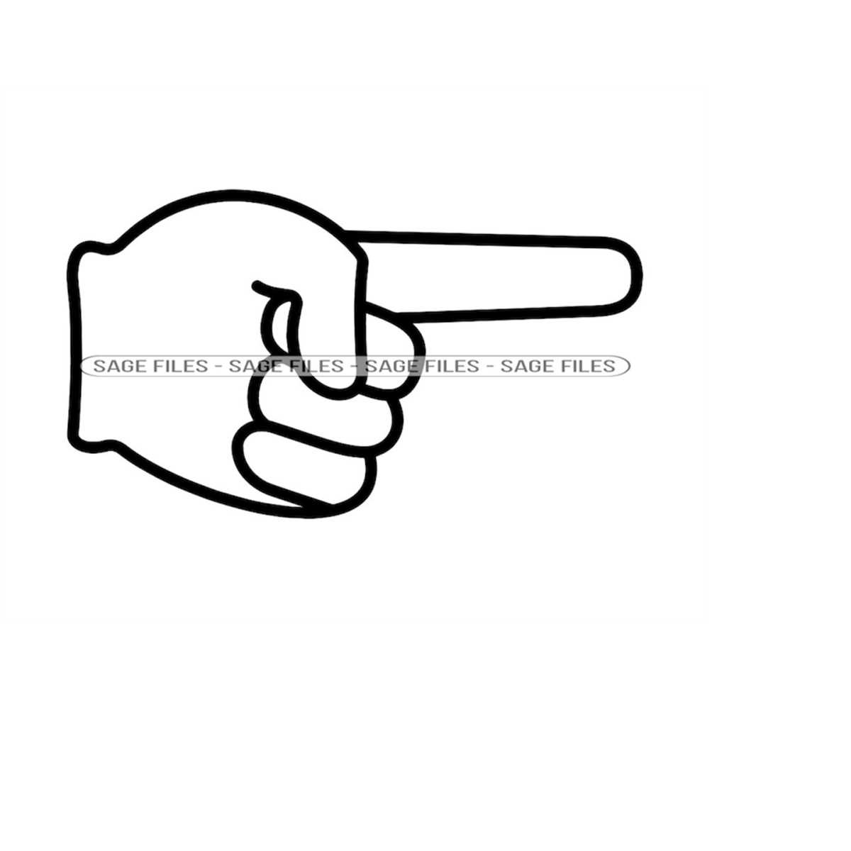 Pointing Finger 4 SVG, Pointing Finger SVG, Pointing Hand SV - Inspire ...