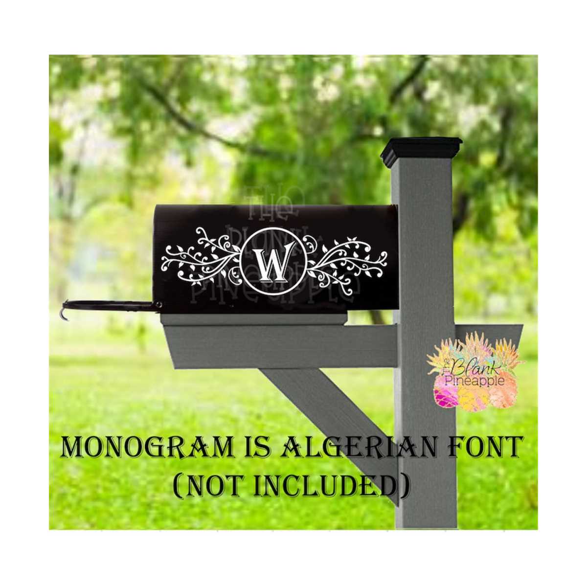 Mailbox SVG Cut File, Monogram Mailbox Cut File Png, Svg, Ep | Inspire ...