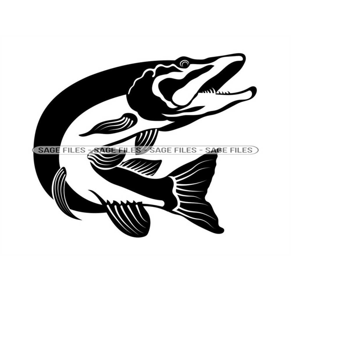 northern pike svg - Inspire Uplift