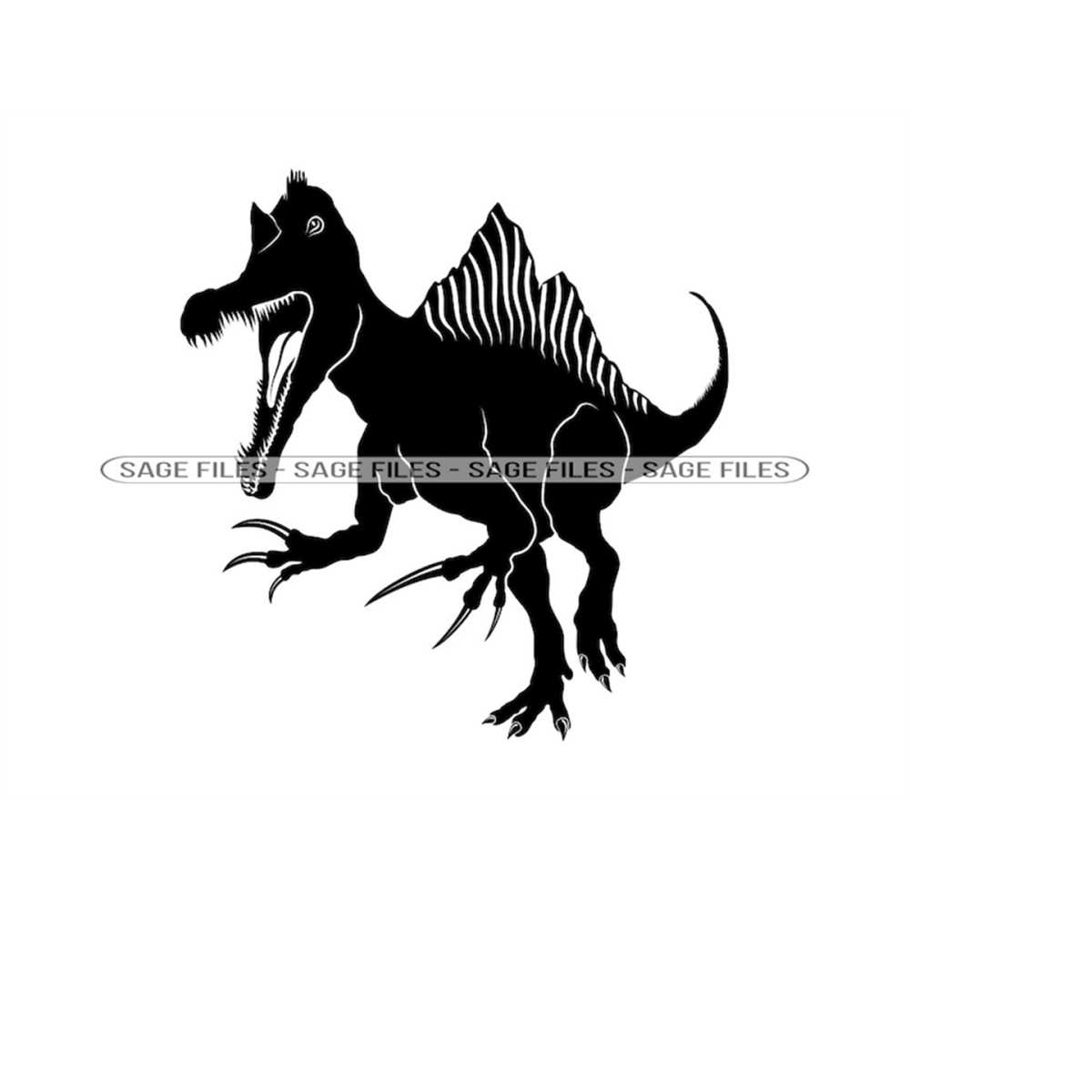 Roaring Dinosaur SVG, Dinosaur Svg, Dinosaur Clipart, Dinosa - Inspire ...