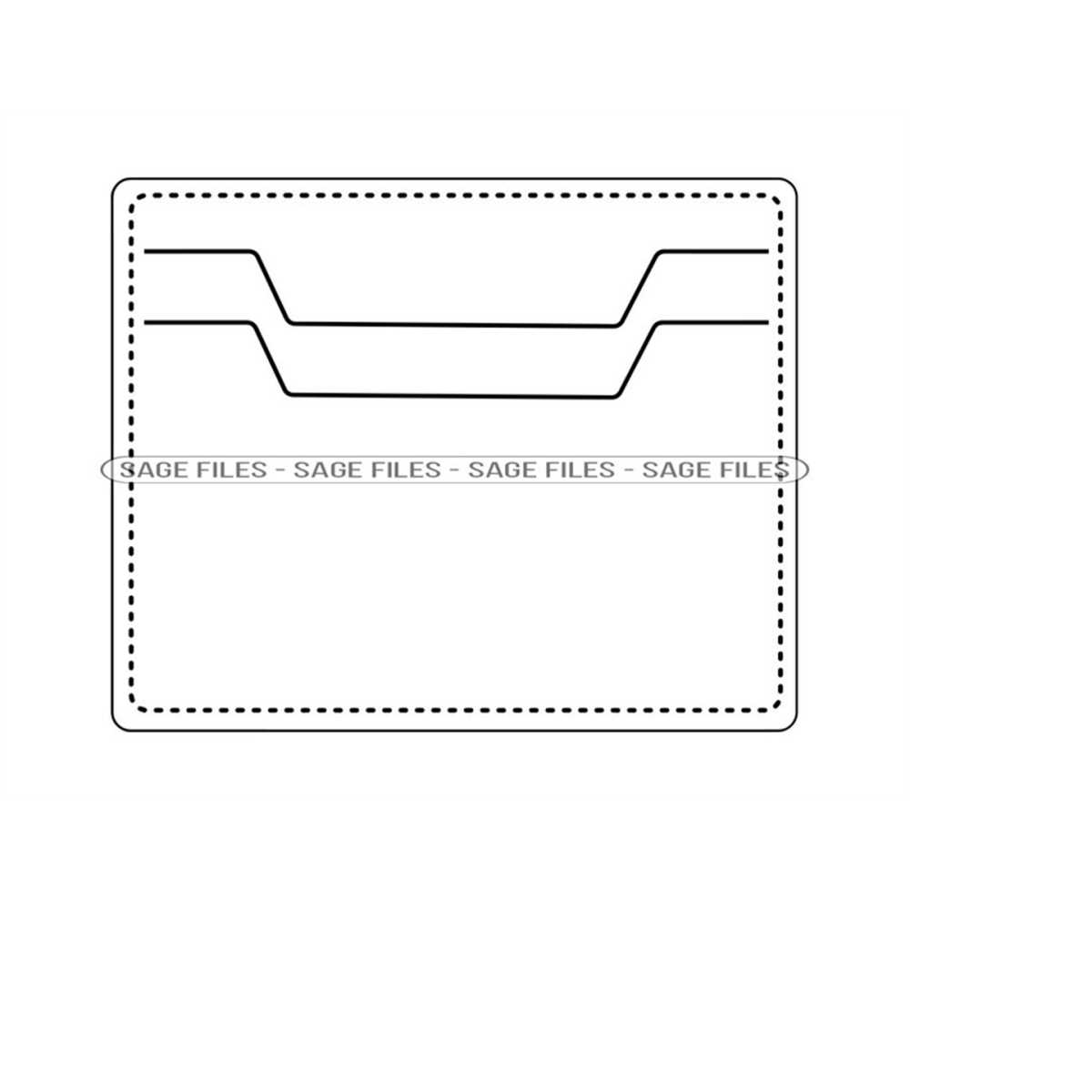 Card Holder Outline SVG, Card Holder SVG, Wallet Svg, Card H | Inspire ...