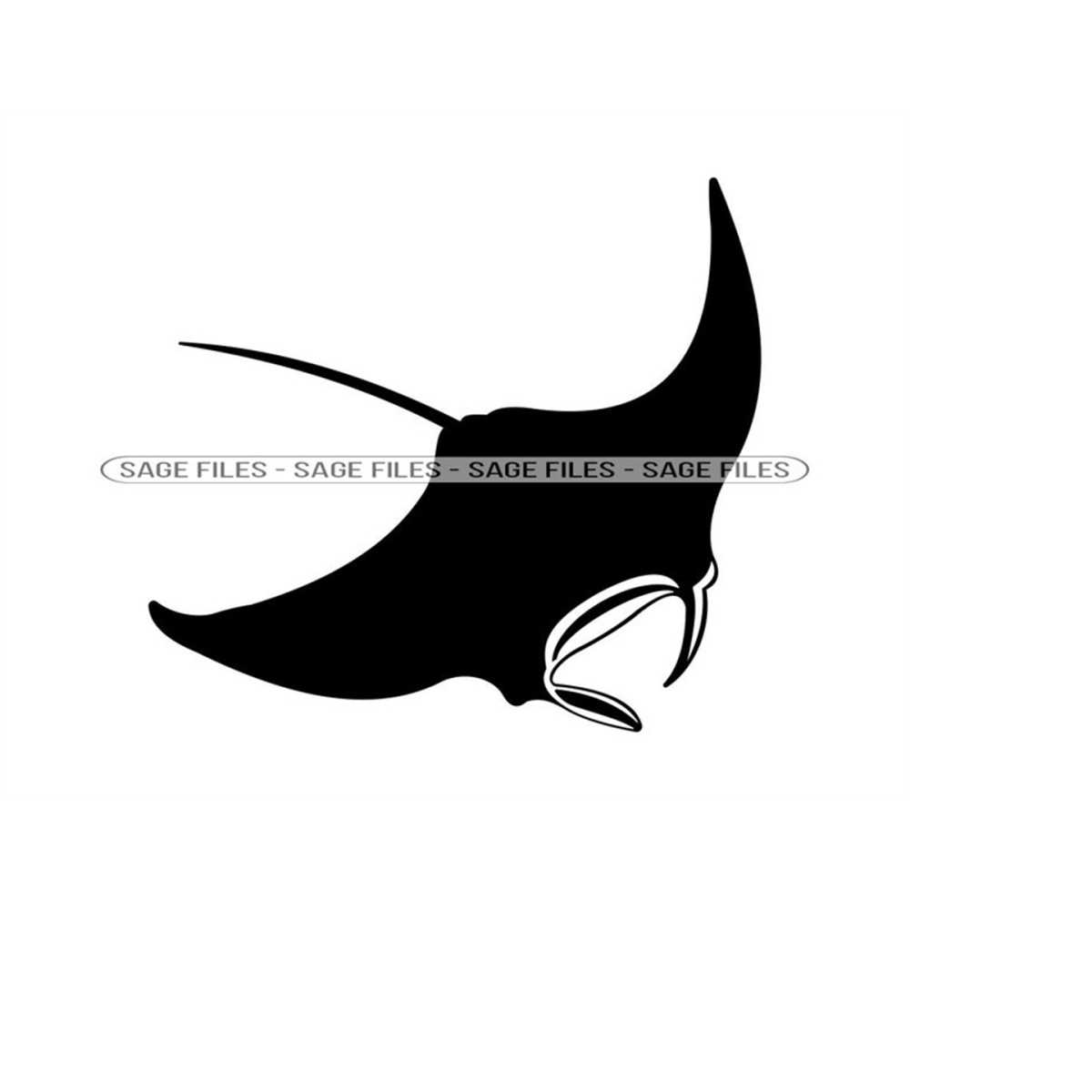 manta ray svg - Inspire Uplift