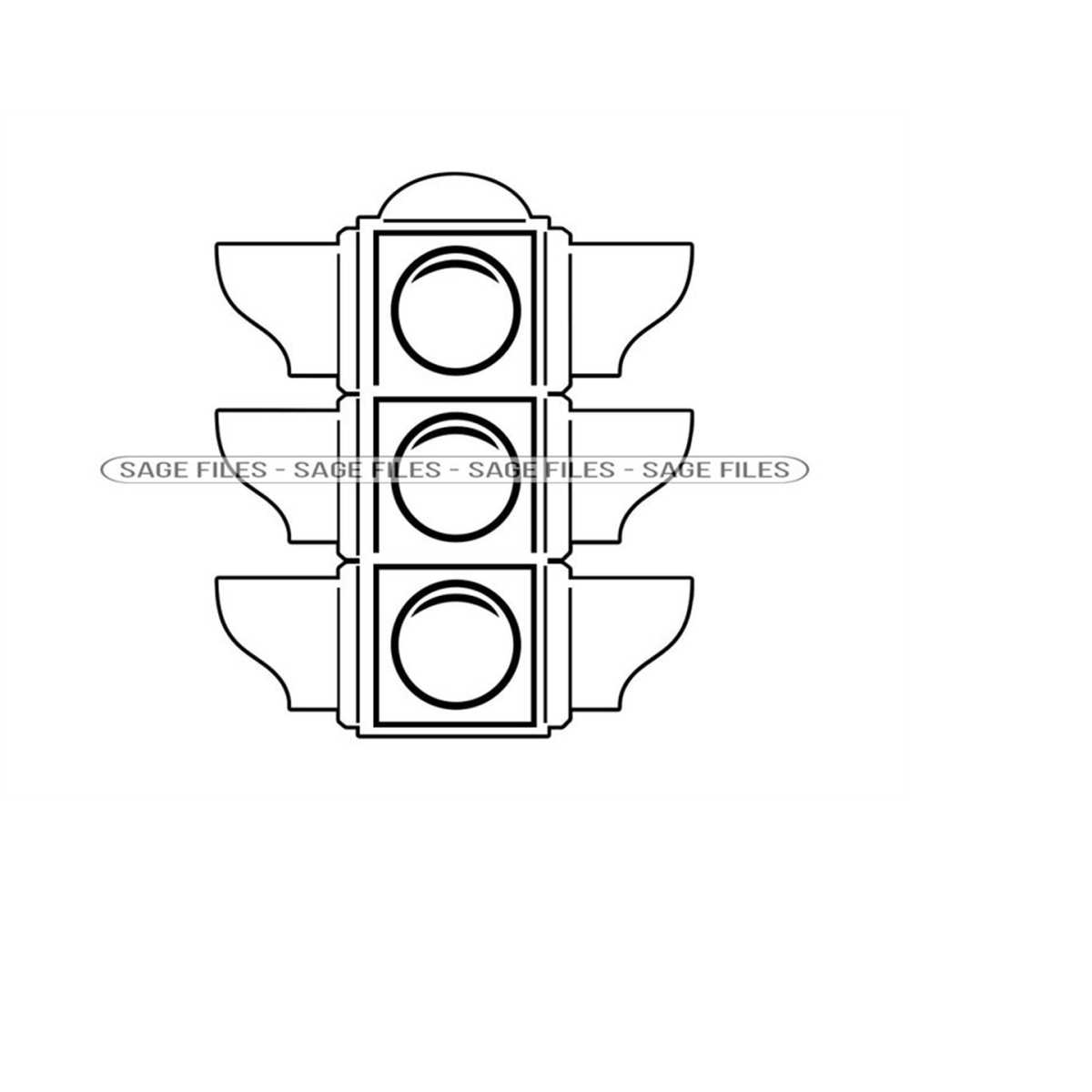 Traffic Light Outline SVG, Traffic Light Svg, Traffic Light - Inspire ...