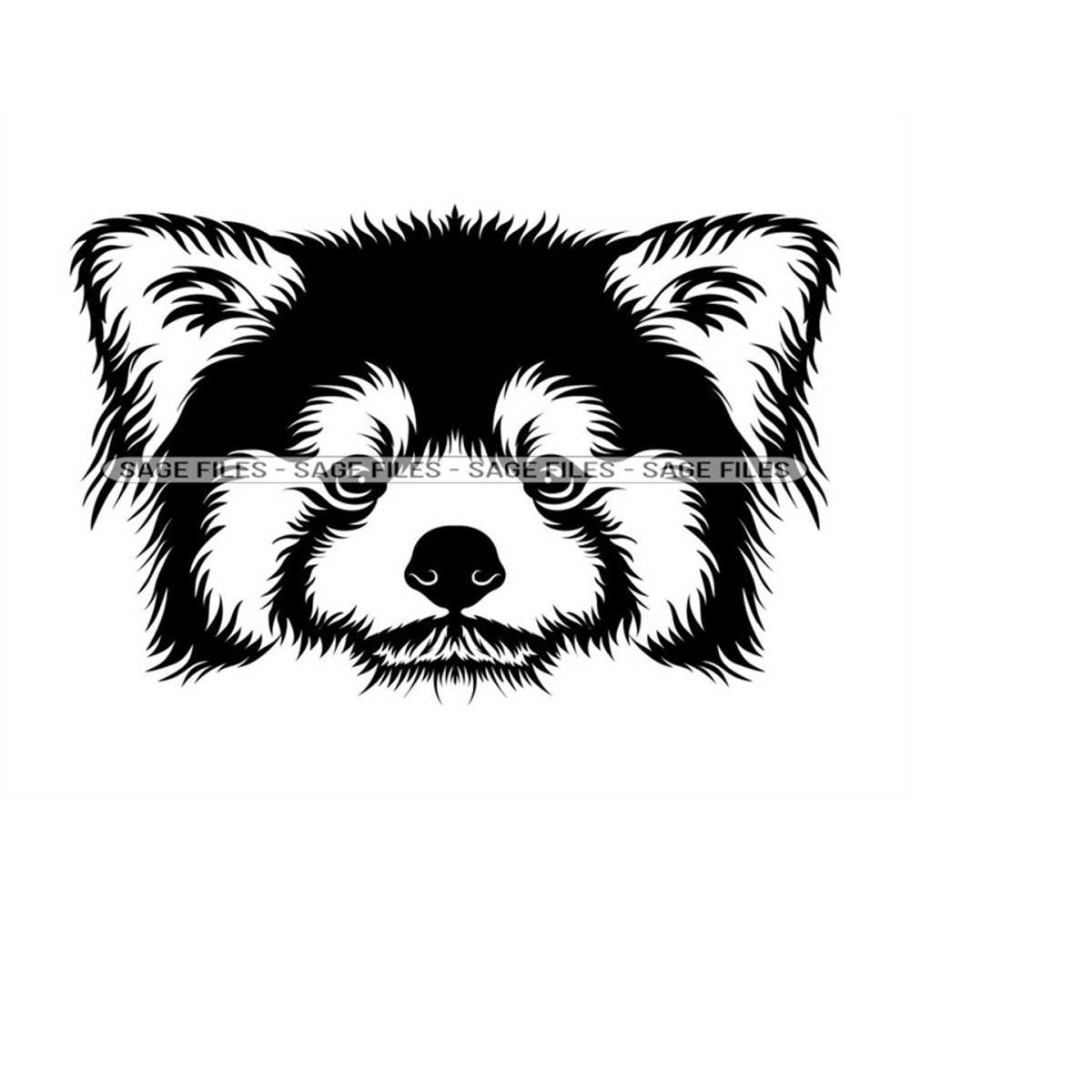 Red Panda Head SVG, Red Panda Svg, Red Panda Clipart, Red Pa - Inspire ...