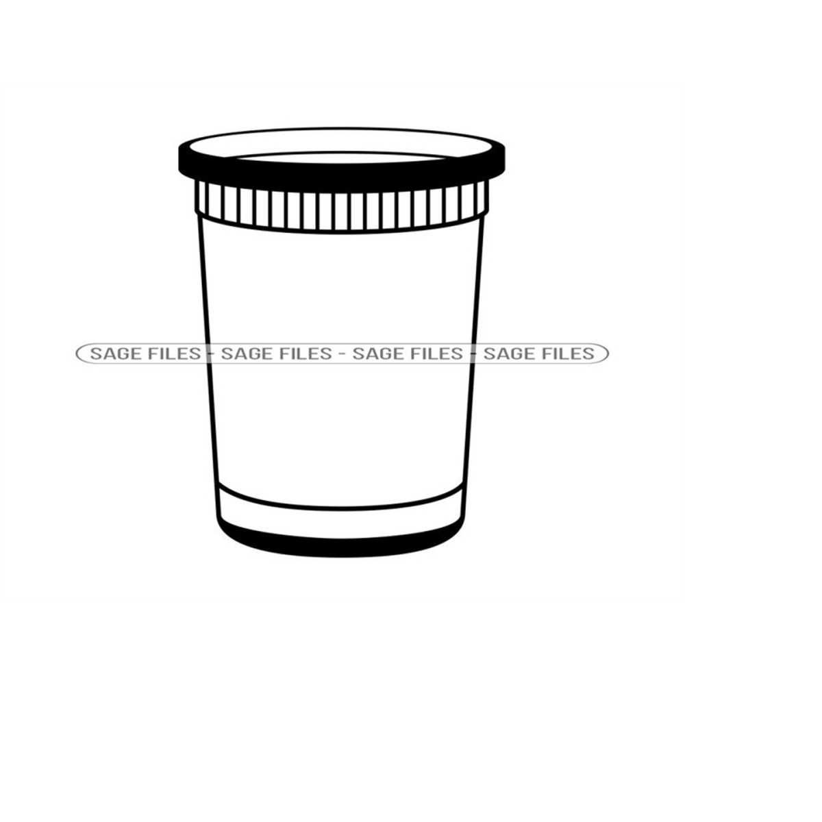 Plastic Food Container Deli 2 SVG, Lunch Box Svg, Take Out S - Inspire ...