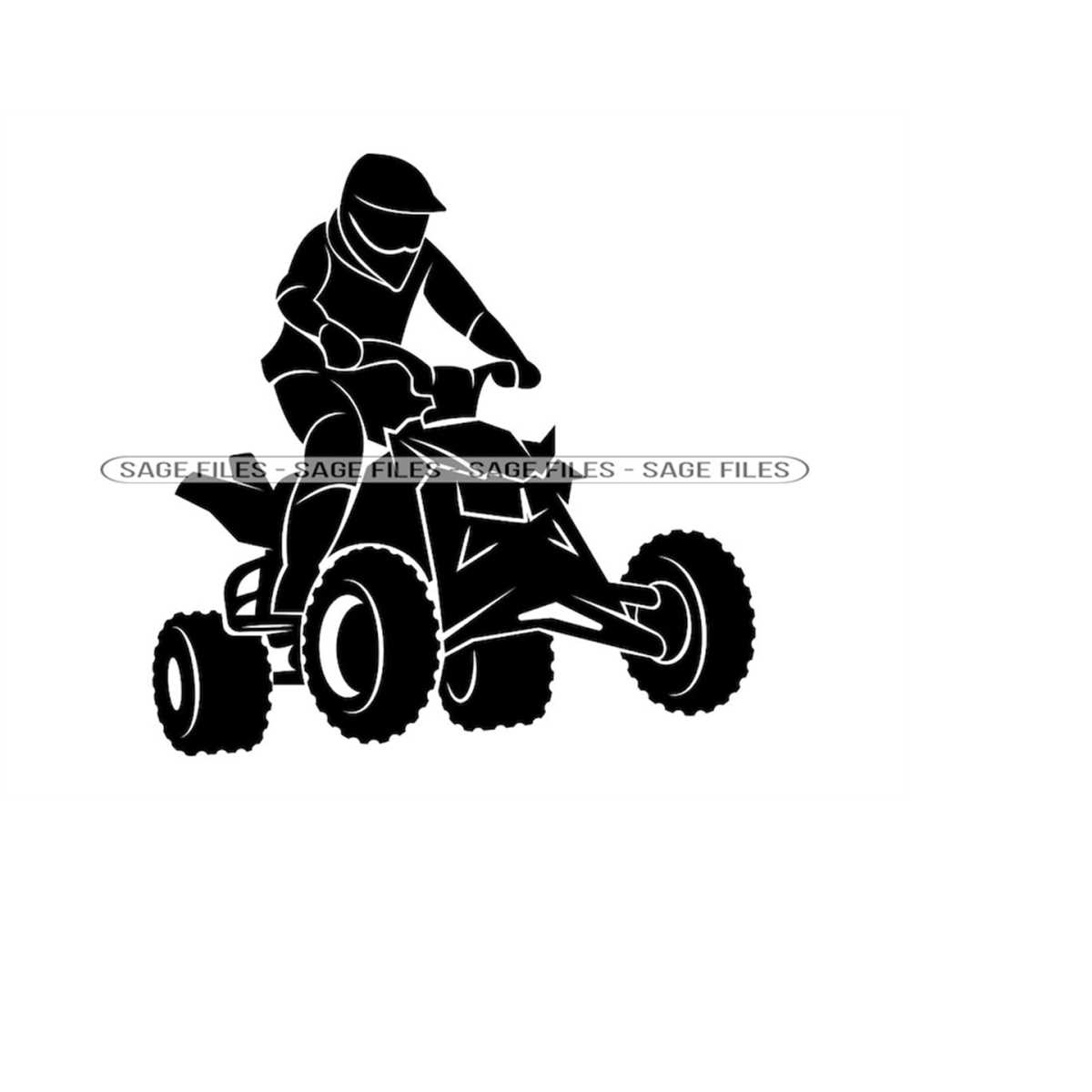 ATV 3 Svg, ATV Svg, 4 Wheeler Svg, Atv Motocross Svg, ATV Cl - Inspire ...