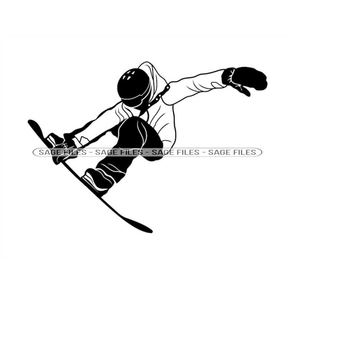 Snowboarding 2 SVG, Snowboarding SVG, Snowboarding Clipart, - Inspire ...