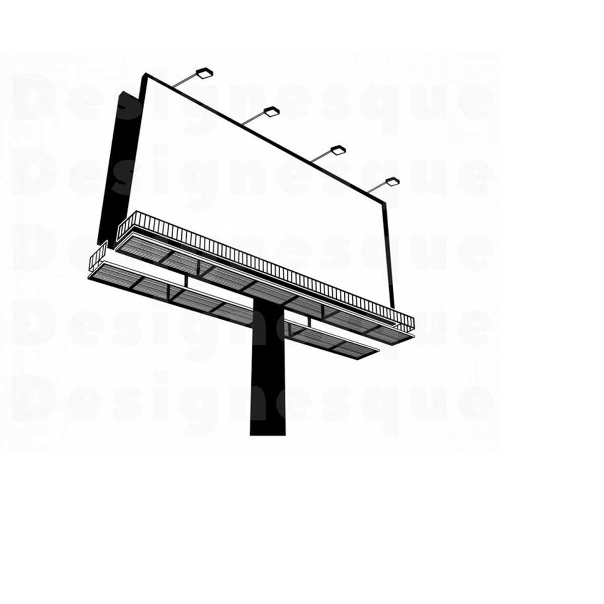 Billboard 3 SVG, Billboard SVG, Billboard Clipart, Billboard - Inspire ...