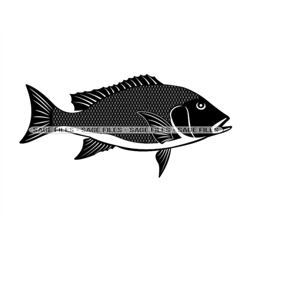 Snapper SVG, Fishing Svg, Fish Svg, Fishing Clipart, Fishing - Inspire ...