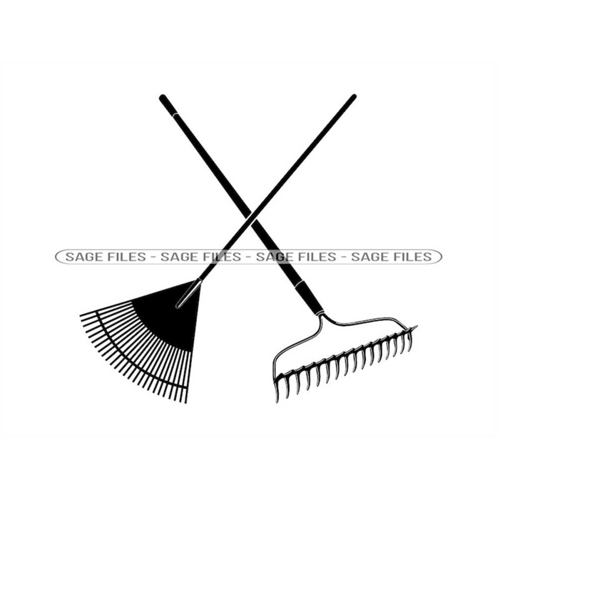 Rake Logo 4 SVG, Rake Svg, Gardening Svg, Landscaping Svg, R - Inspire ...