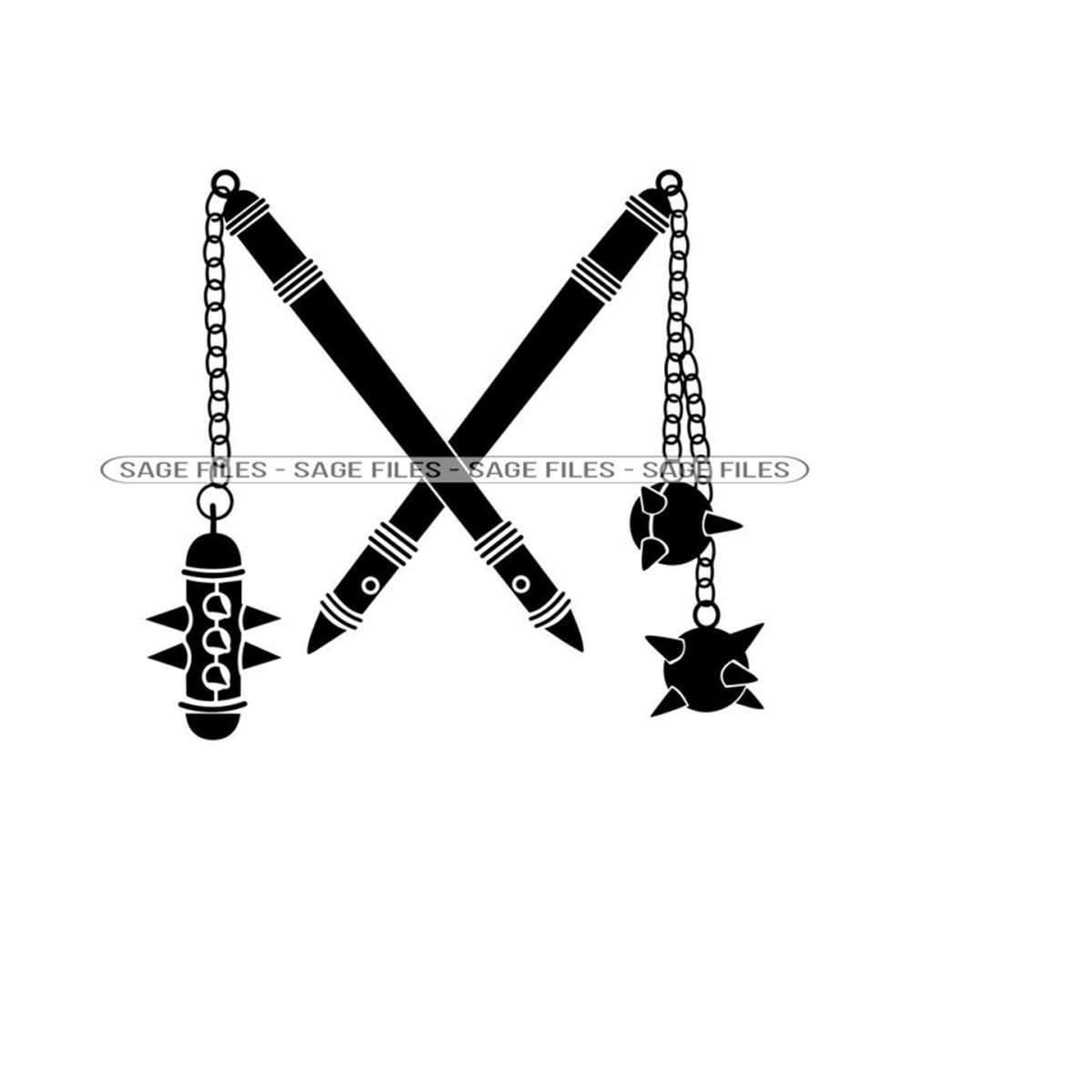 Mace Logo SVG, Mace SVG, Medieval Weapon Svg, Mace Clipart, | Inspire ...