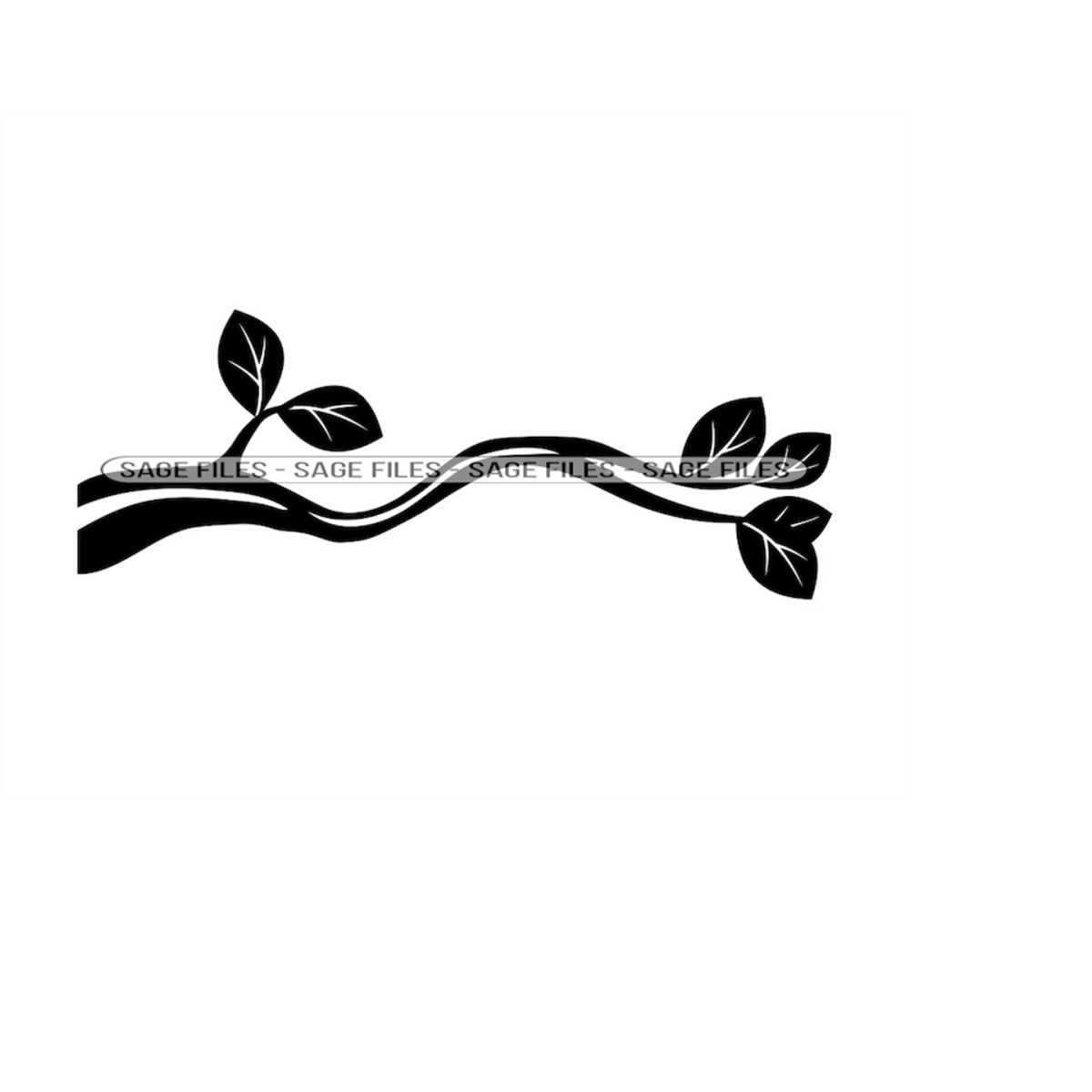 Tree Branch 3 SVG, Tree Branch SVG, Leaf Branch Svg, Tree Br - Inspire ...
