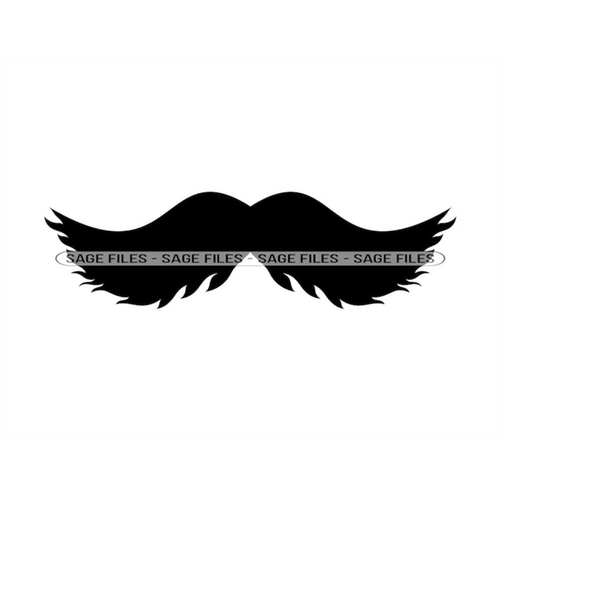 Mustache 8 SVG, Mustache Svg, Mustache Clipart, Mustache Fil | Inspire ...
