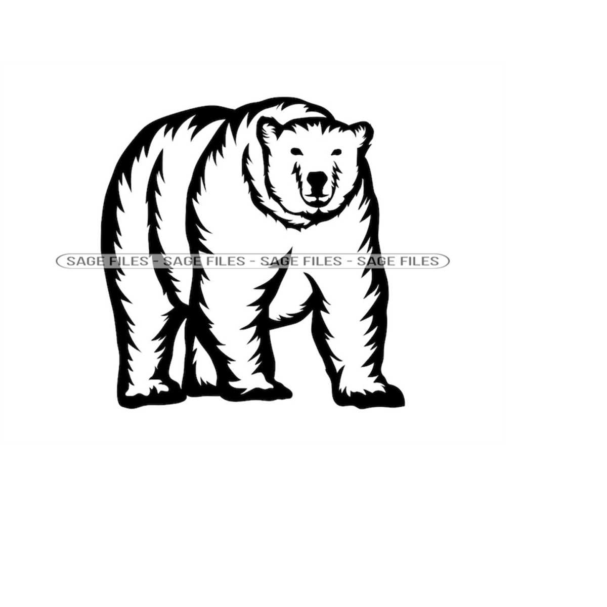 Polar Bear 6 SVG, Polar Bear SVG, Bear Svg, Polar Bear Clipa - Inspire ...