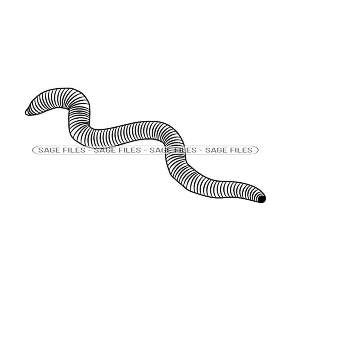 Worm 2 SVG, Worm SVG, Maggot Svg, Worm Clipart, Worm Files f - Inspire ...