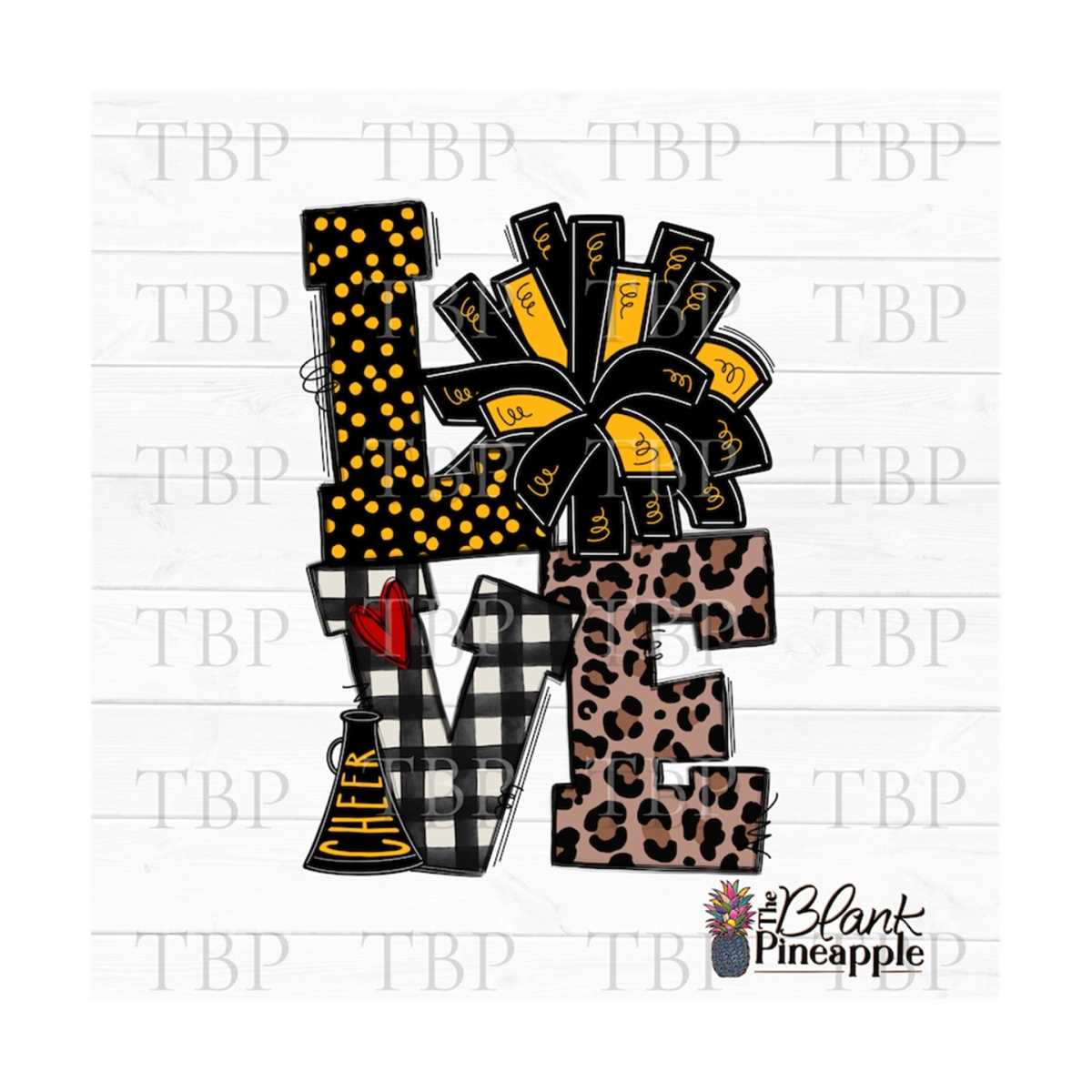 Cheer Design Png Love Cheer Black And Gold Hex Ffb612 Png Inspire