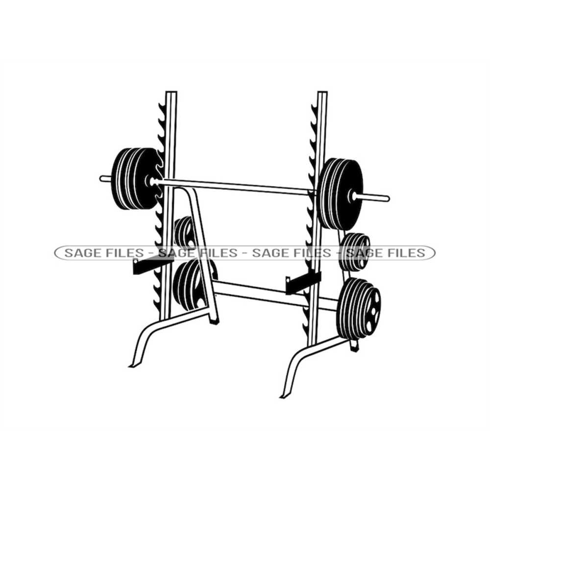 Weight Lifting SVG, Power Rack SVG, Weight Training SVG, Bod | Inspire ...