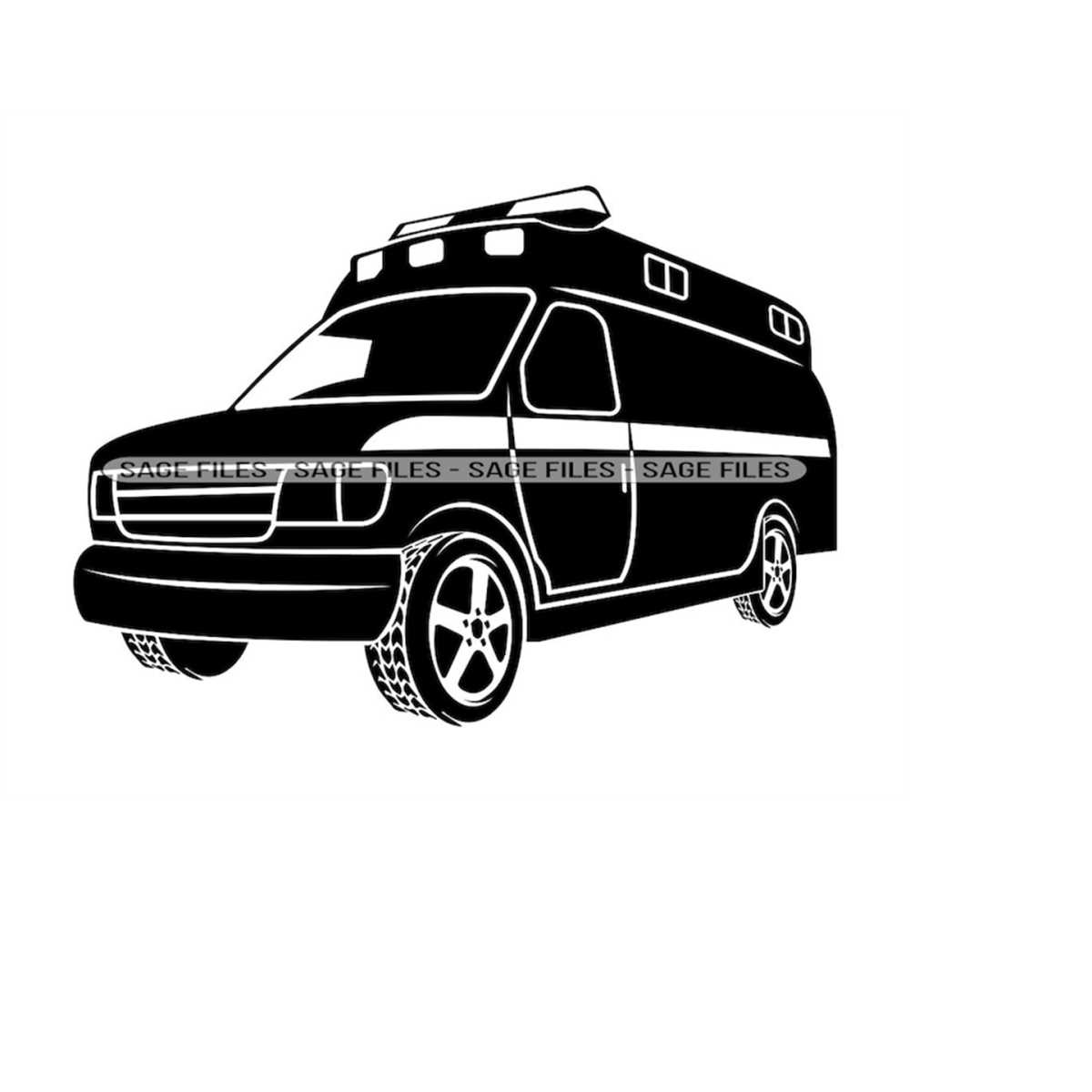 Ambulance 2 SVG, Medical Svg, Hospital Svg, Paramedic Svg, E - Inspire ...