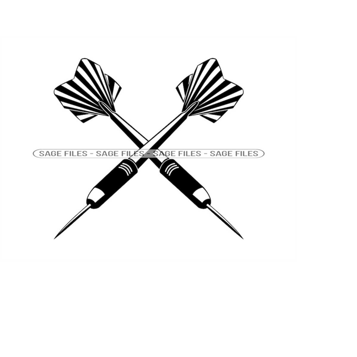 Darts Logo 6 SVG, Darts Svg, Dart Svg, Darts Clipart, Darts - Inspire ...