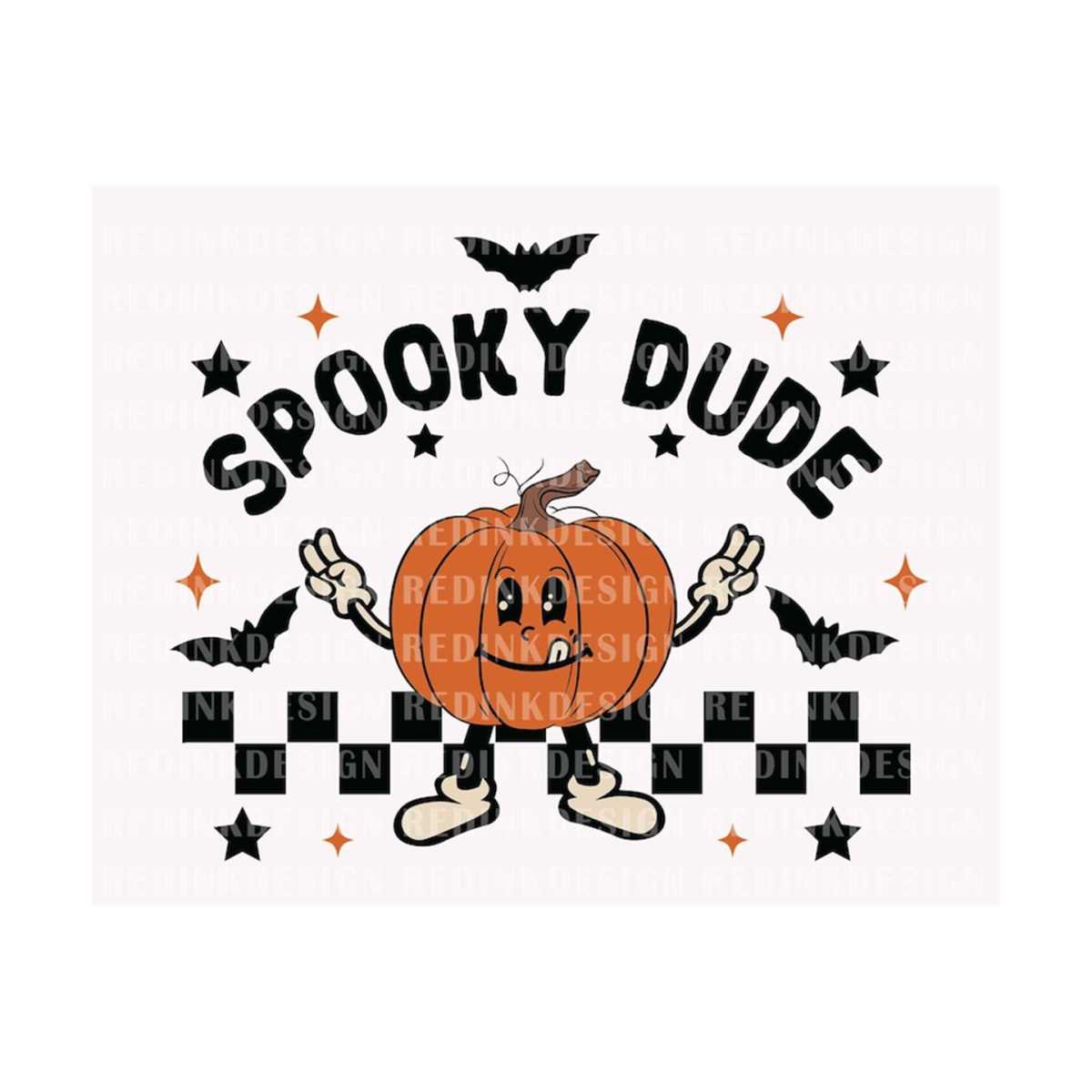 Spooky Dude SVG, Halloween Svg, Retro Fall Svg, Trick Or Tre | Inspire Uplift