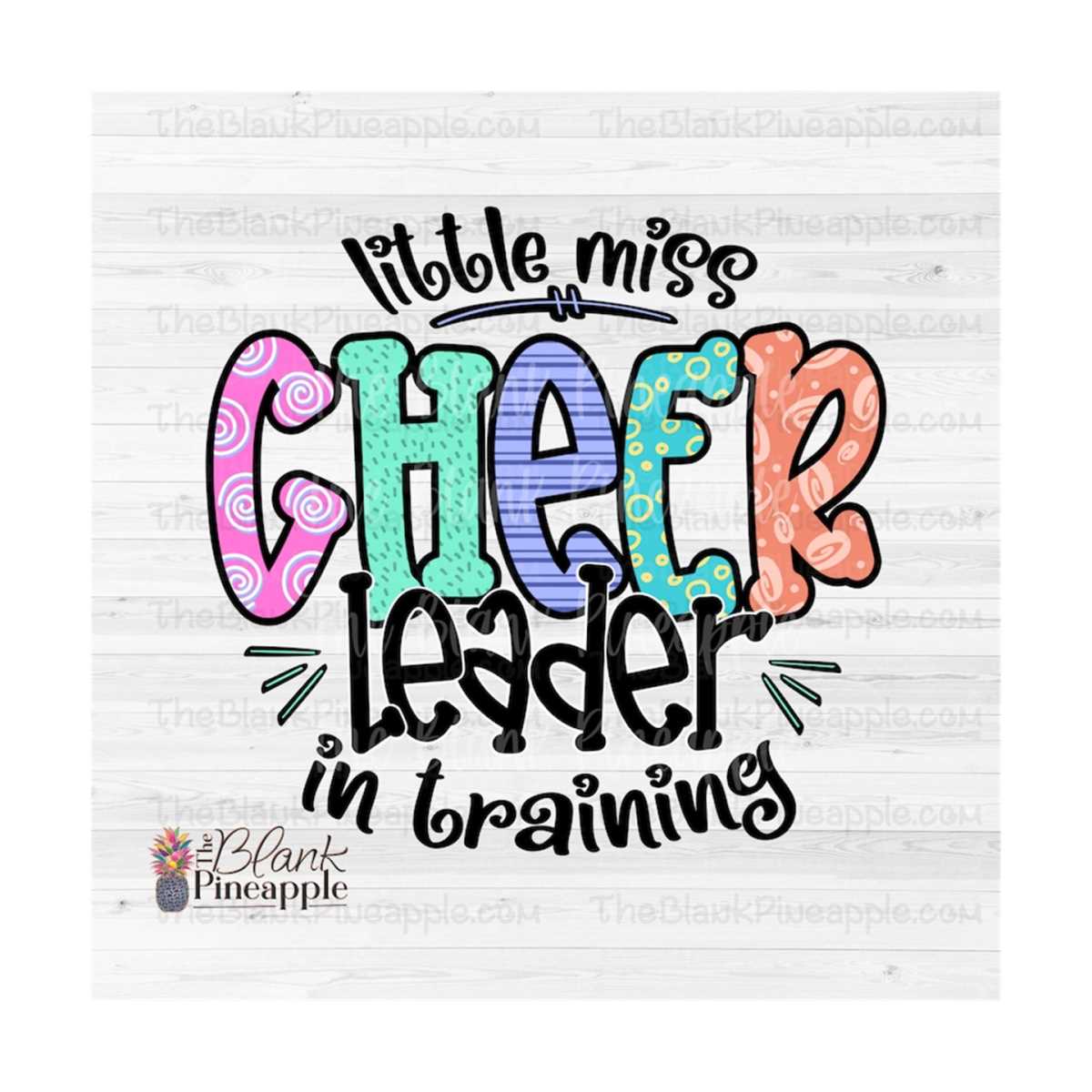 Cheer Design PNG, Doodle Little Miss Cheerleader in Progress | Inspire ...