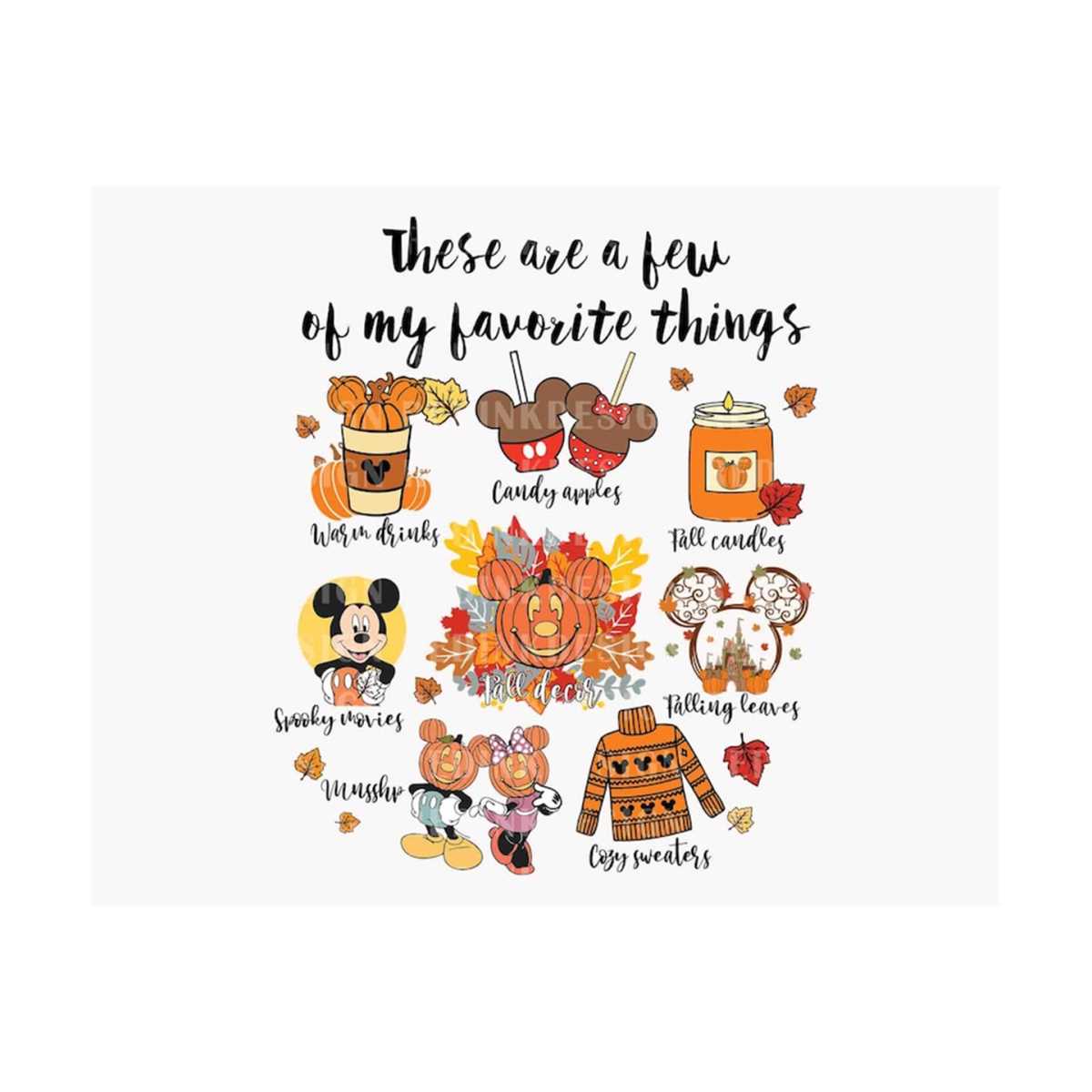 These Are A Few Of My Favorite Things PNG, Mouse Snacks PNG, | Inspire ...