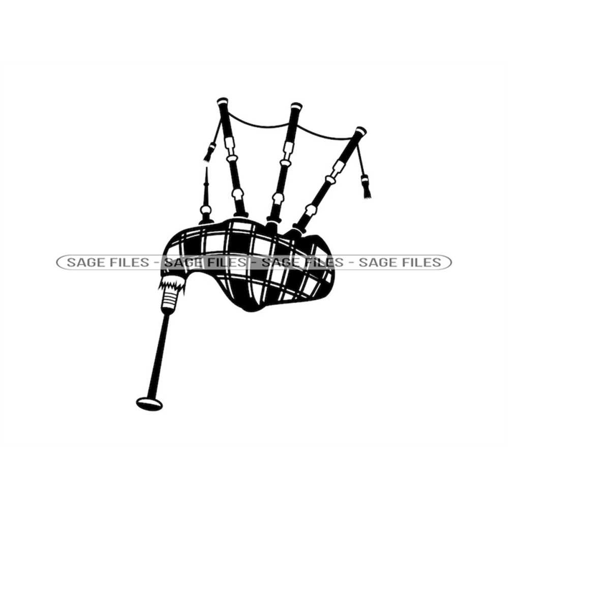 Bag Pipes SVG, Bag Pipes Clipart, Bag Pipes Files for Cricut - Inspire ...