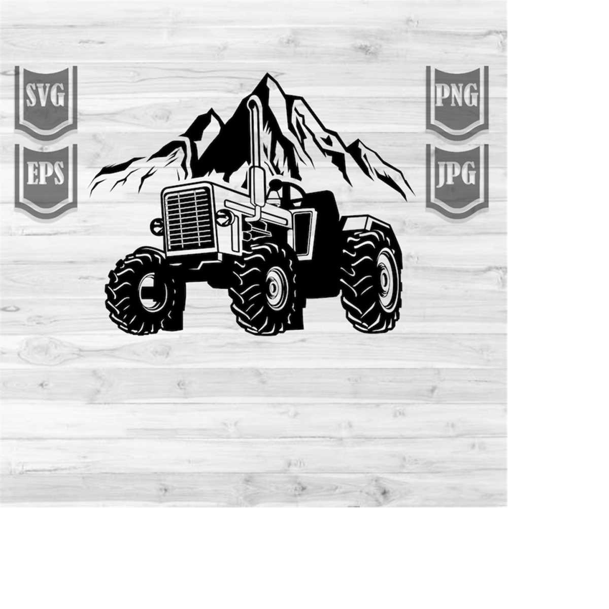 Farming Tractor Clipart Svg File Tractor Svg Farmin Inspire Uplift