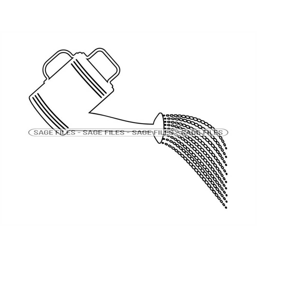 Watering Can Outline SVG, Gardening SVG, Planting Svg, Water - Inspire ...