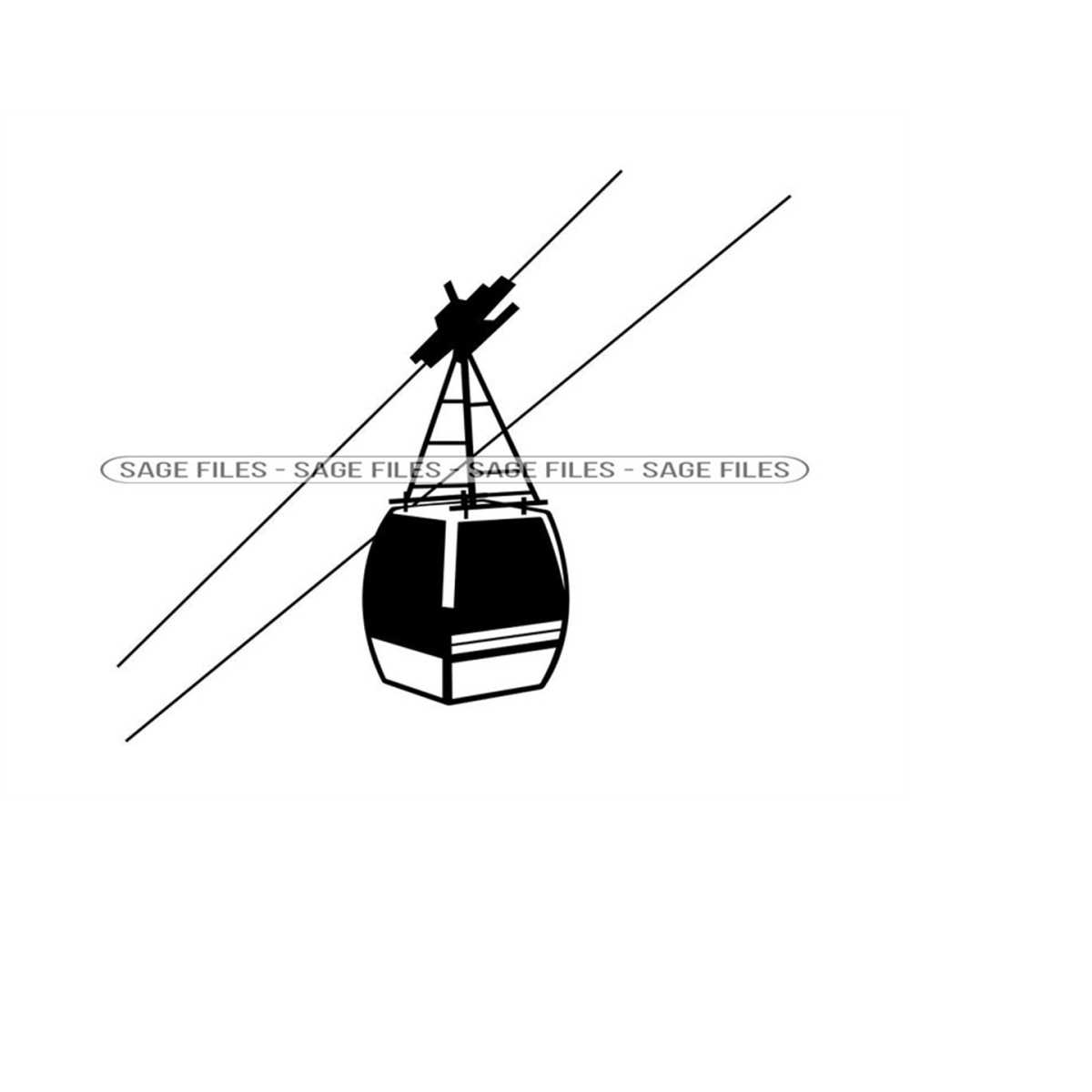 Cable Car 2 Svg, Cable Car Svg, Aerial Tramway SVG, Cable Ca | Inspire ...