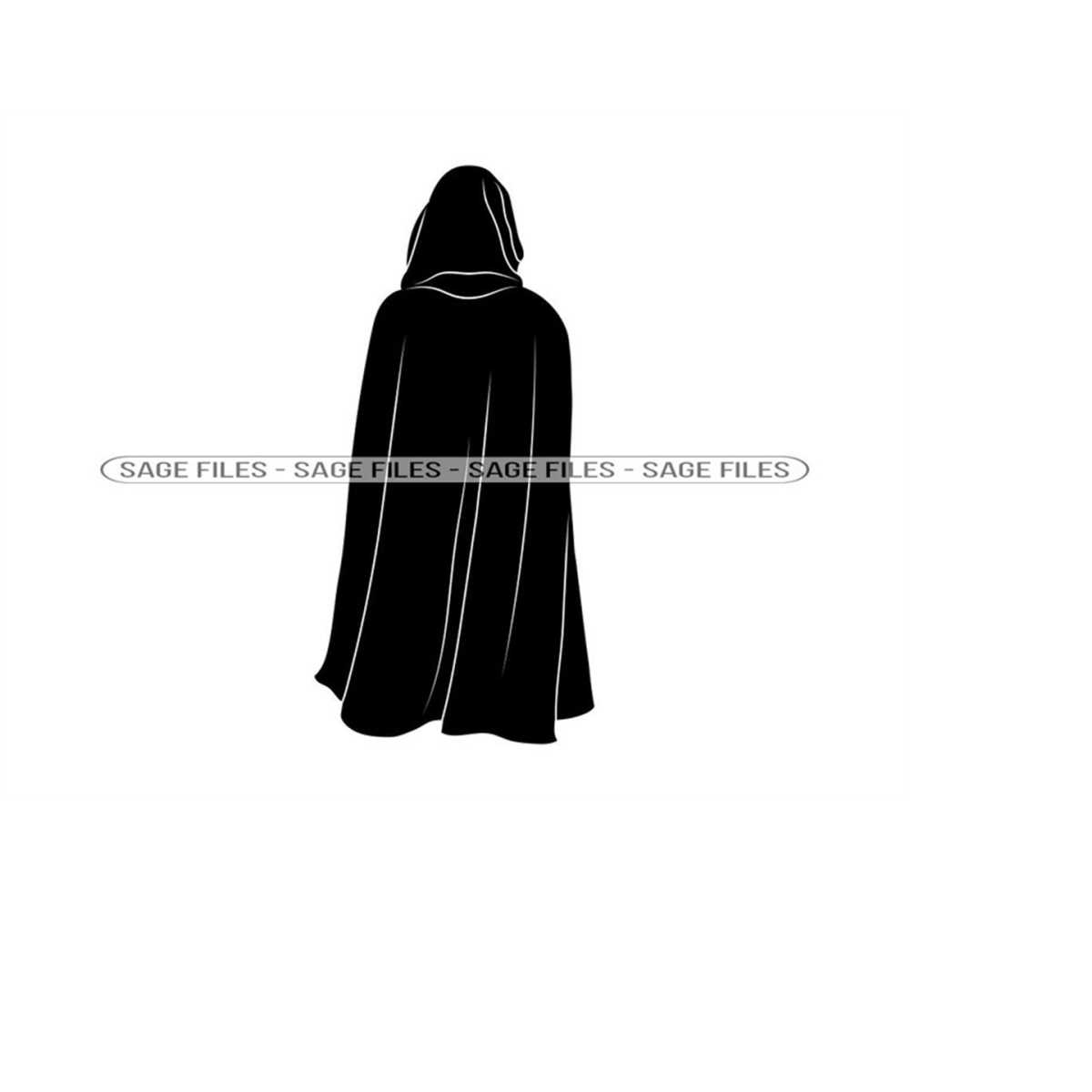 Cloak SVG, Hood Svg, Cape Svg, Cloak Clipart, Cloak Files fo | Inspire ...