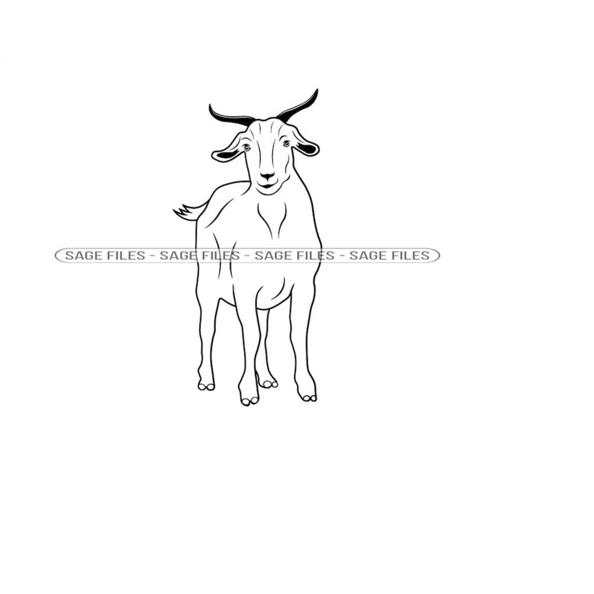 Goat 5 SVG, Goat SVG, Goat PNG, Goat Design, Goat Clipart, G | Inspire ...