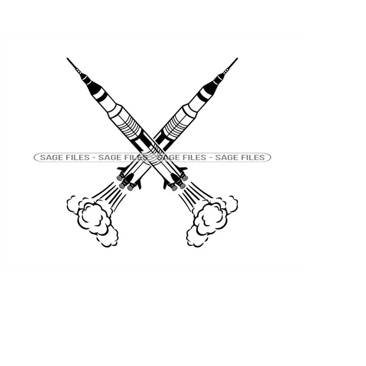 Rocket Launch Logo SVG, Rocket Svg, Rocketship Svg, Space Sh - Inspire ...