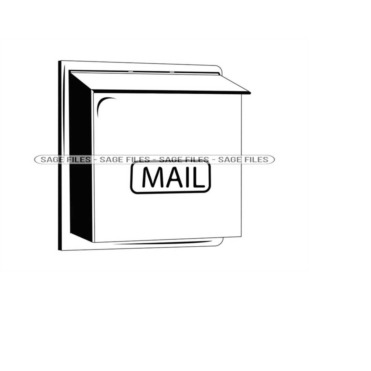 Mailbox 4 SVG, Mailbox Svg, Mail SVG, Mailbox Clipart, Mailb - Inspire ...
