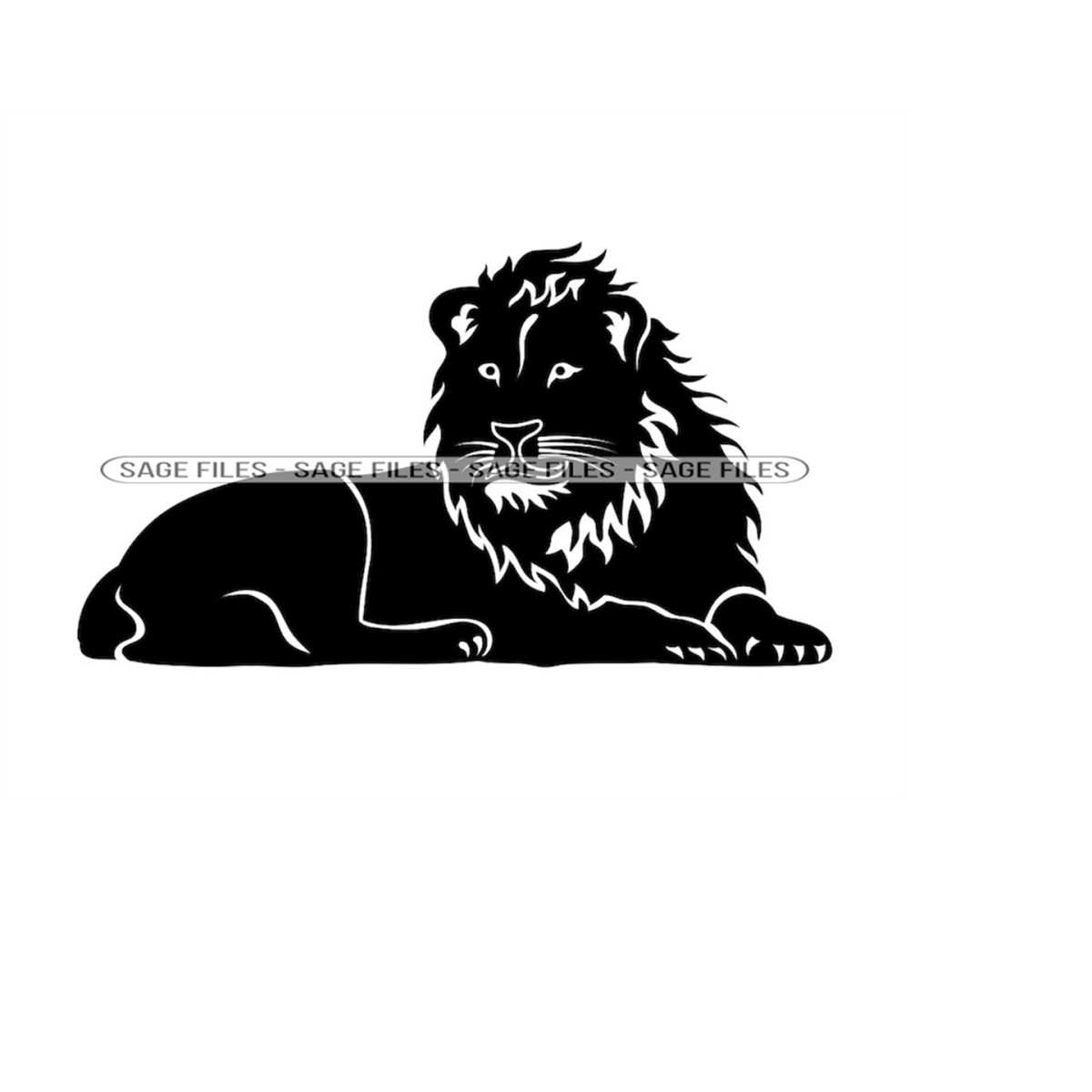 Lion 27 SVG, Lion Svg, Lion Clipart, Lion Files for Cricut, - Inspire ...
