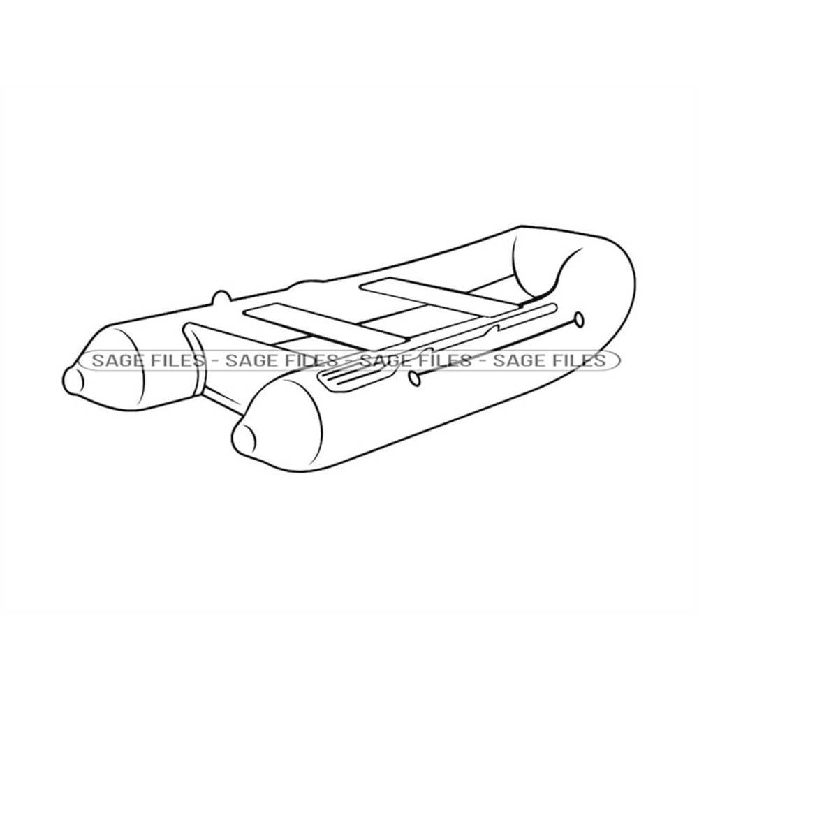 Raft Outline 2 SVG, Raft SVG, Rafting SVG, Boat Svg, Raft Cl - Inspire ...