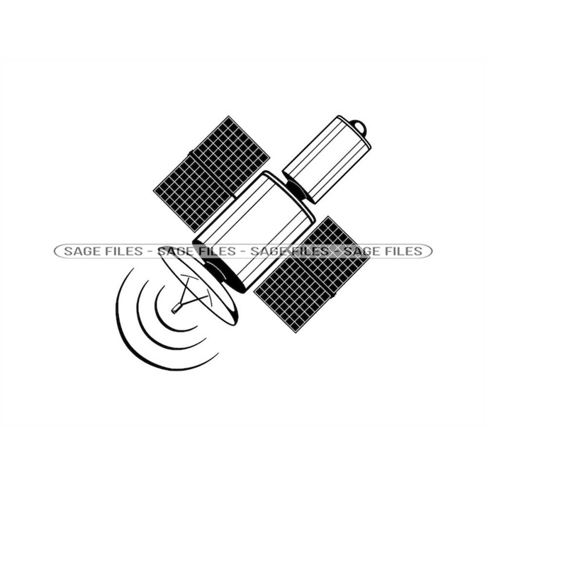 Satellite SVG, Space Svg, Satellite Clipart, Satellite Files - Inspire ...