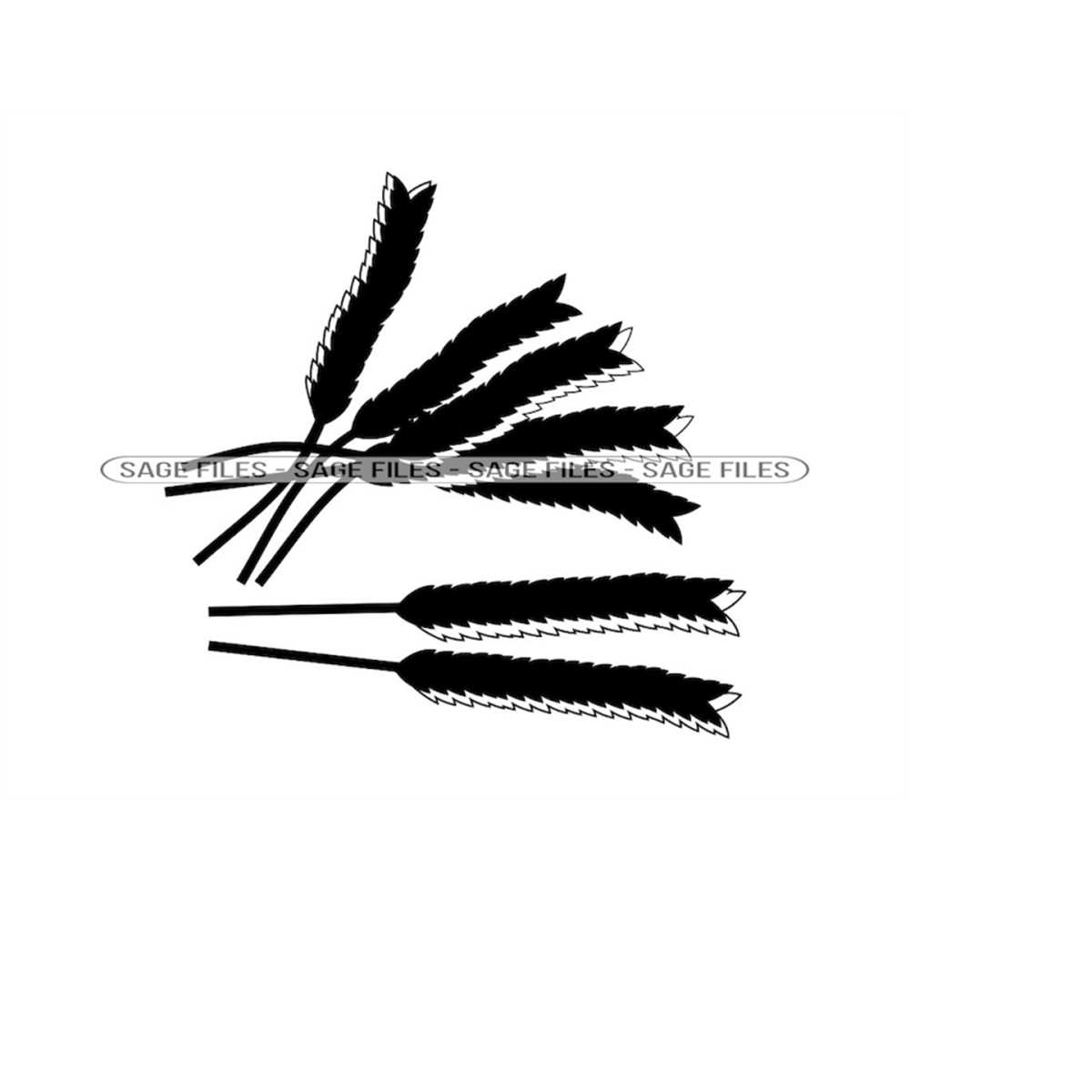 Wheat 3 SVG, Wheat Svg, Grain Svg, Wheat Clipart, Wheat File | Inspire ...