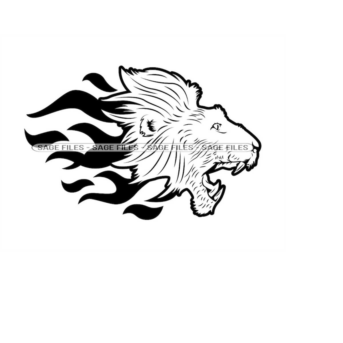 Lion 28 SVG, Lion Svg, Lion Clipart, Lion Files for Cricut, - Inspire ...